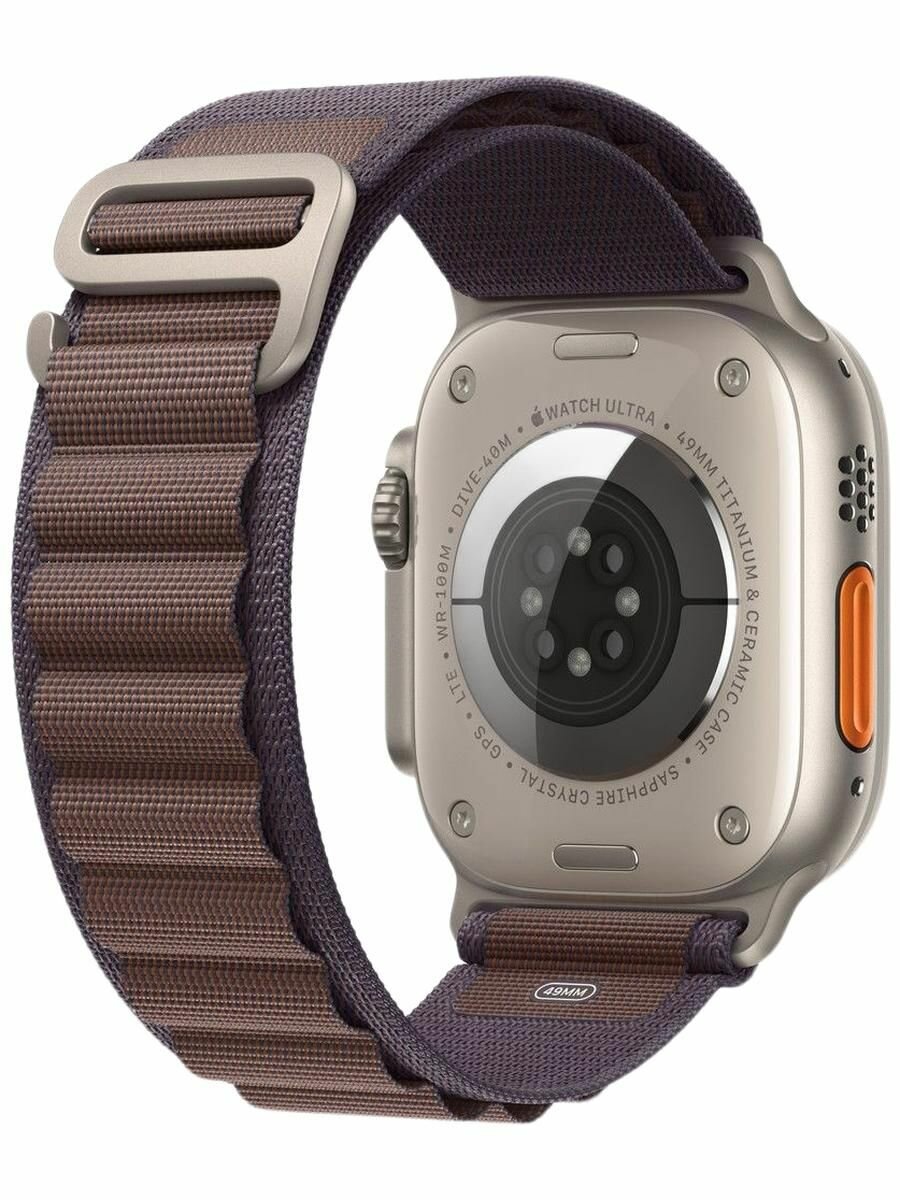 Ремешок для Apple Watch 42 / 44 / 45 / Ultra 49 mm Alpine Loop Indigo