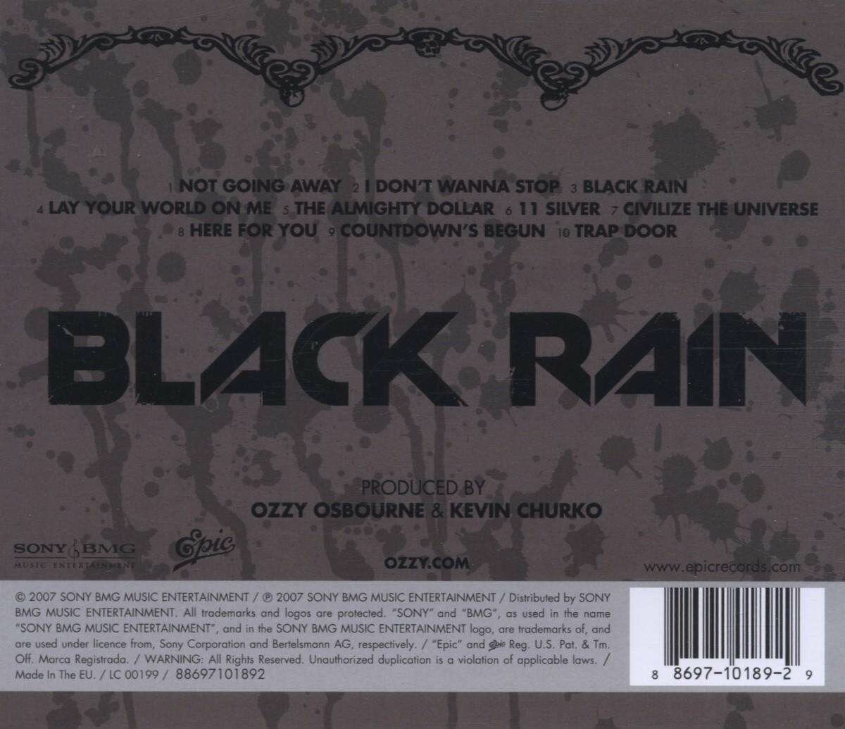 Диск Ozzy Osbourne - Black Rain (1 CD)