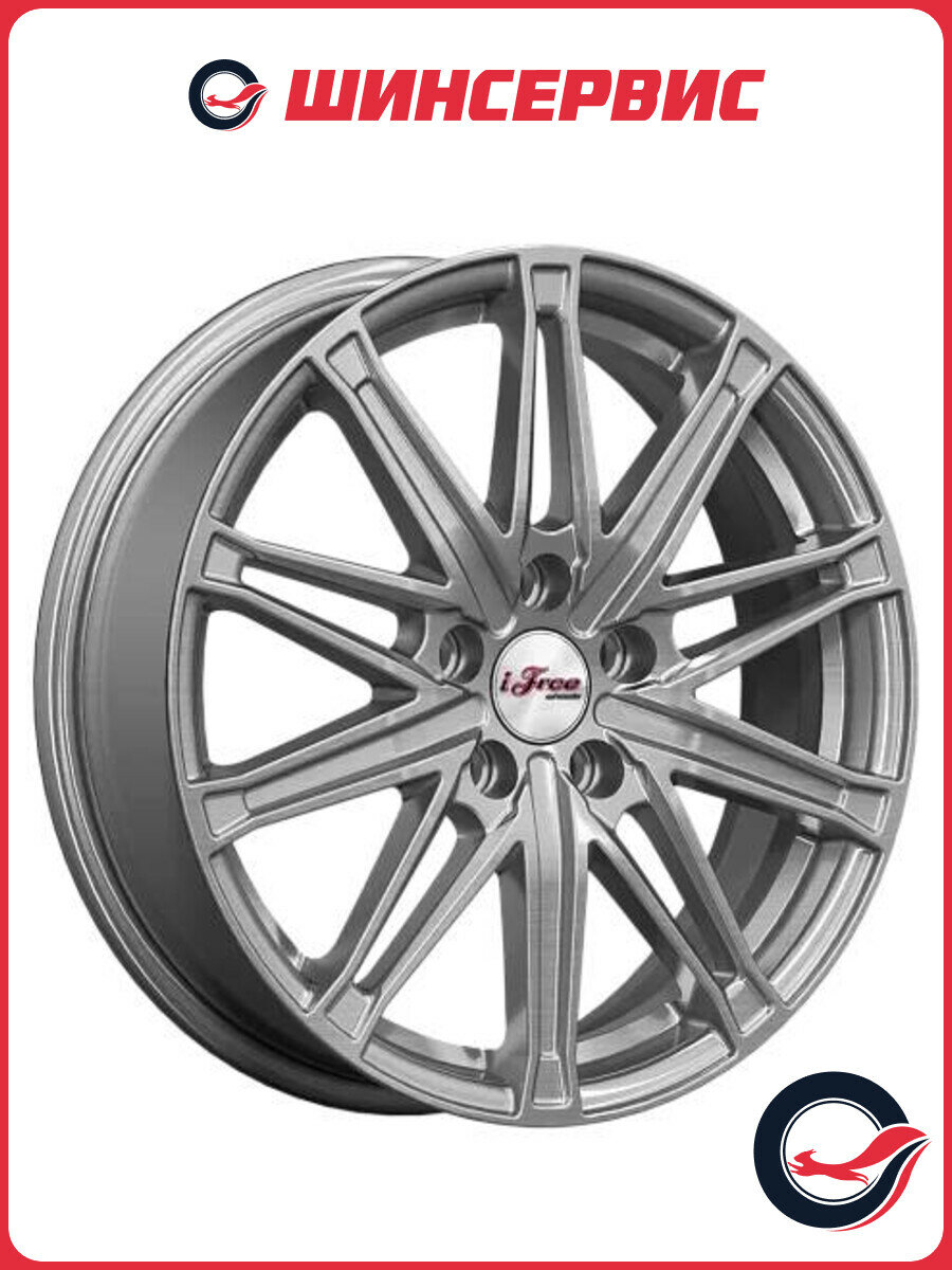 Литой колесный диск IFree Виар R17x6.5J 5x108 ET33 ЦО60.1 для автомобиля