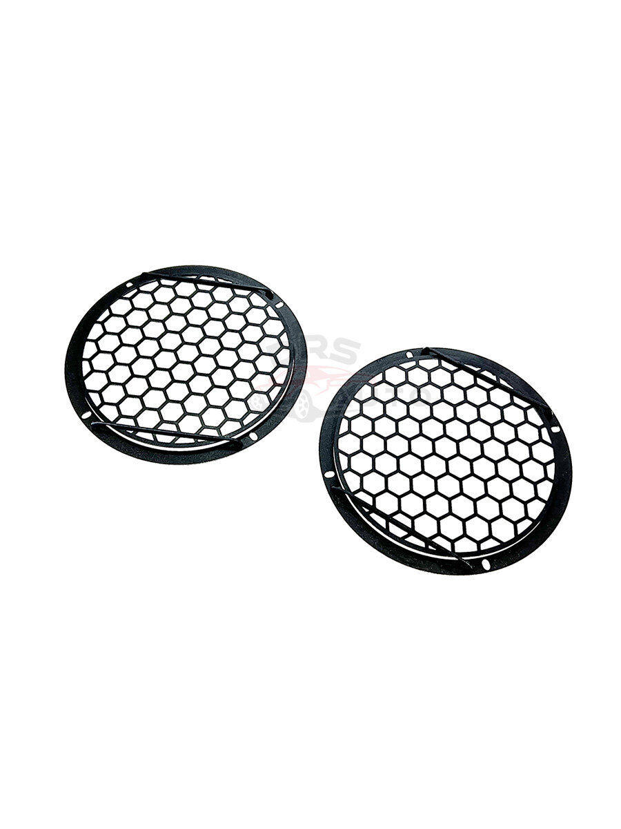 Защитные сетки грили 20 см динамики сталь 1,5 мм чёрные 2 шт