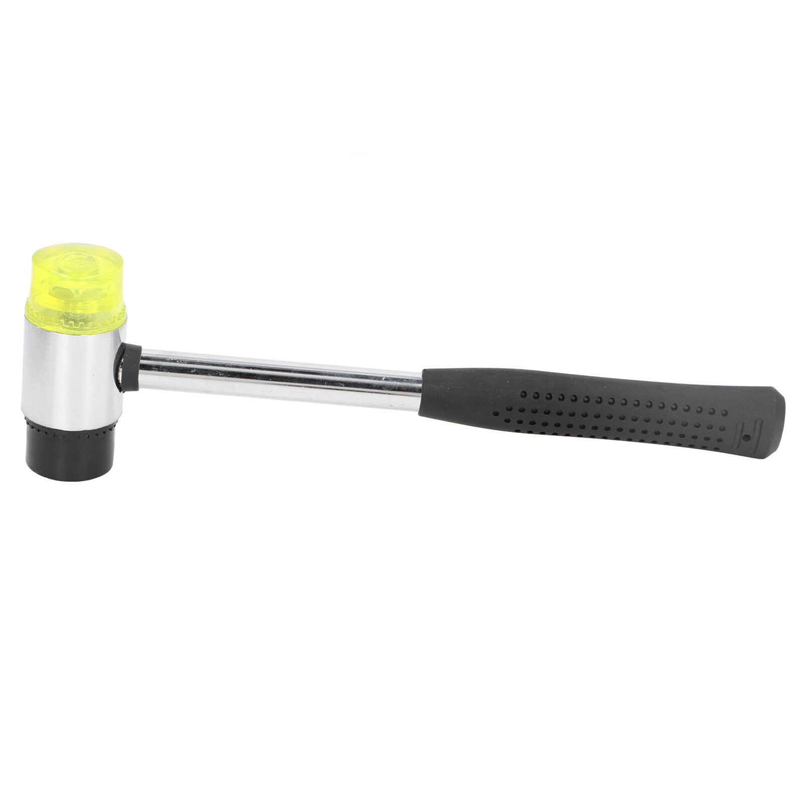 Молоток для укладки напольной плитки, резиновый, с двумя головками.