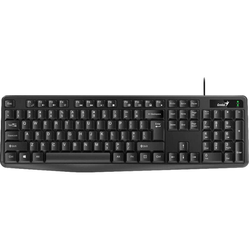 Клавиатура Genius KB-117 (USB, RU), Black (31310016402)