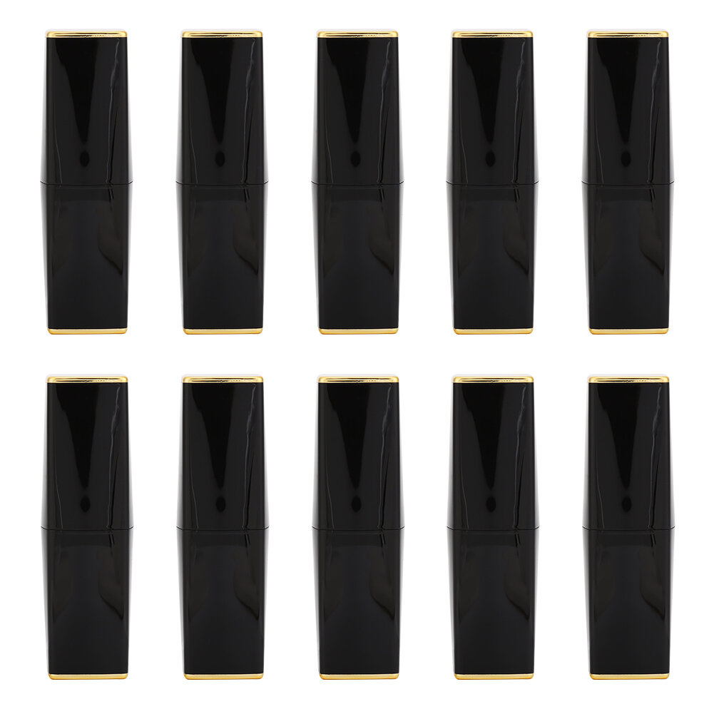 Черные пустые контейнеры для помады своими руками 04, форма для изготовления тюбиков для бальзама для губ своими руками для изготовления помады и хранения косметики