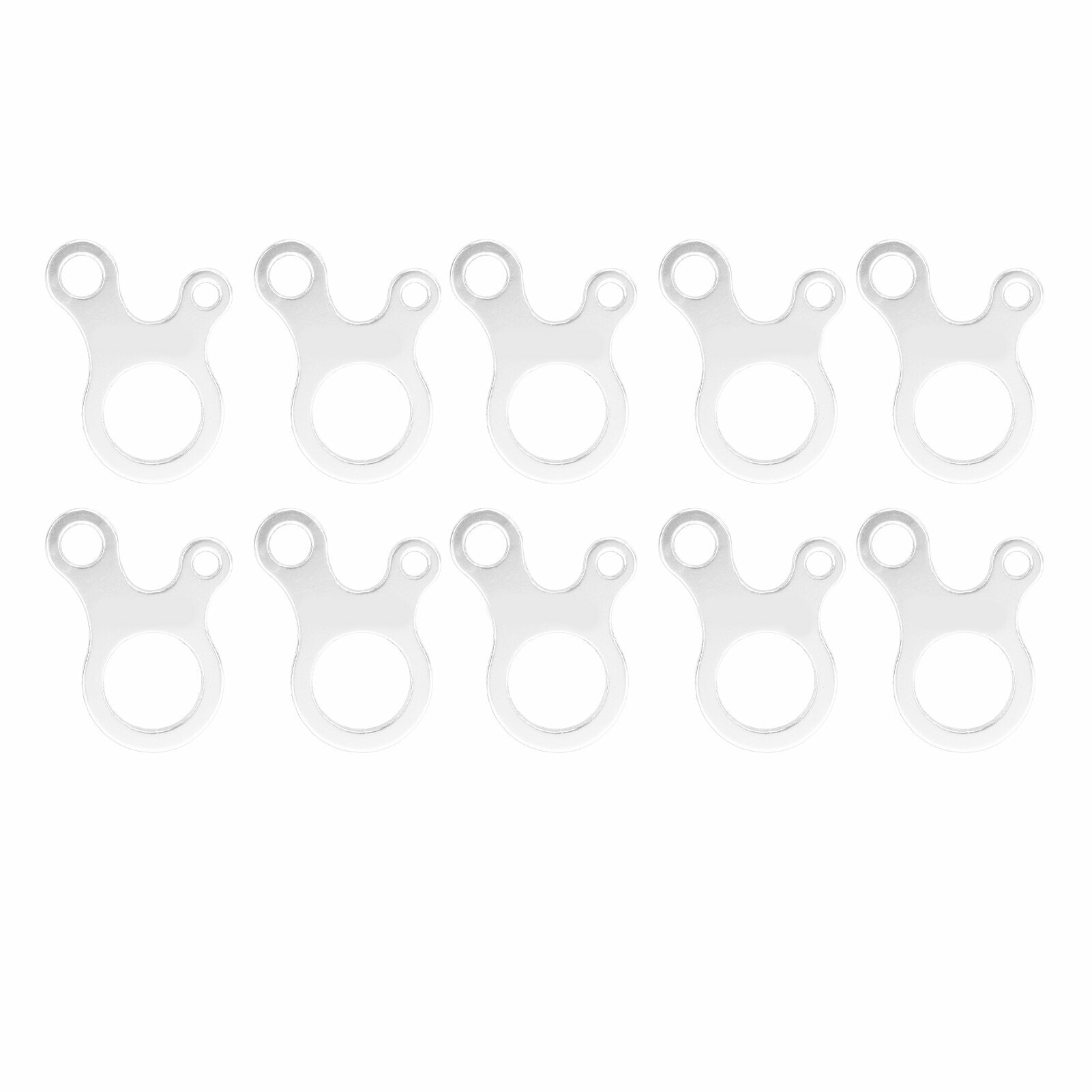 Натяжитель веревки Guy Line с 3 отверстиями, регулятор натяжения, для палатки, кемпинга, альпинизма, серебряный.