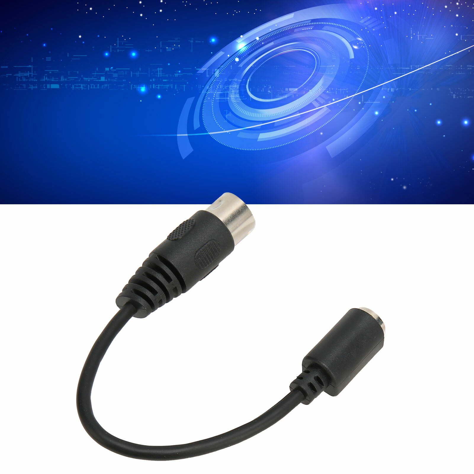 Кабель-конвертер для клавиатуры и мыши DIN 5 пин Мужской на Mini DIN 6 пин Женский адаптер для PS2 длина 5.9 дюйма