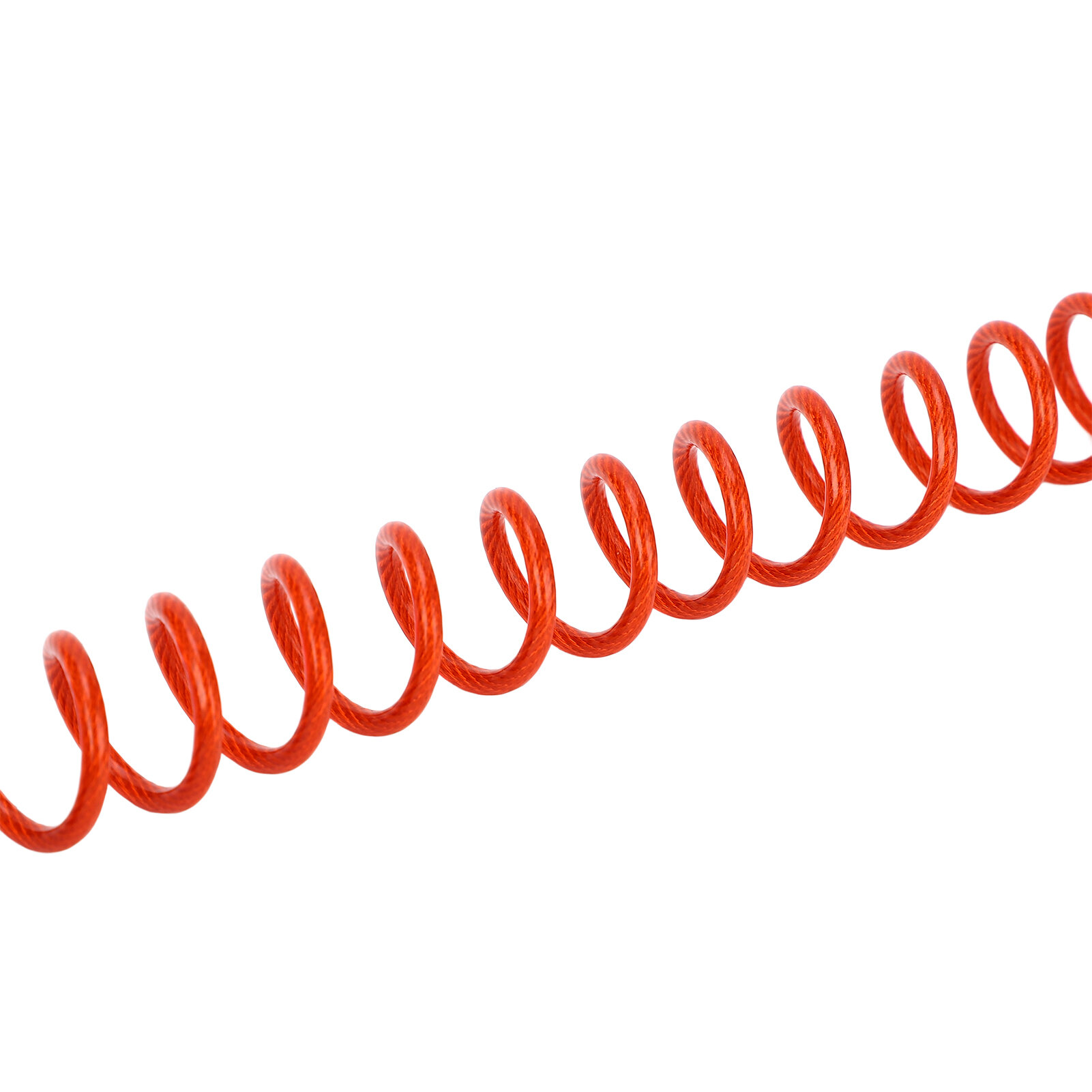 Трос тормоза прицепа Breakaway из нержавеющей стали 304, пружинный буксировочный спиральный трос с крюком безопасности 8x80 мм для аварийного автомобиля RV, красный