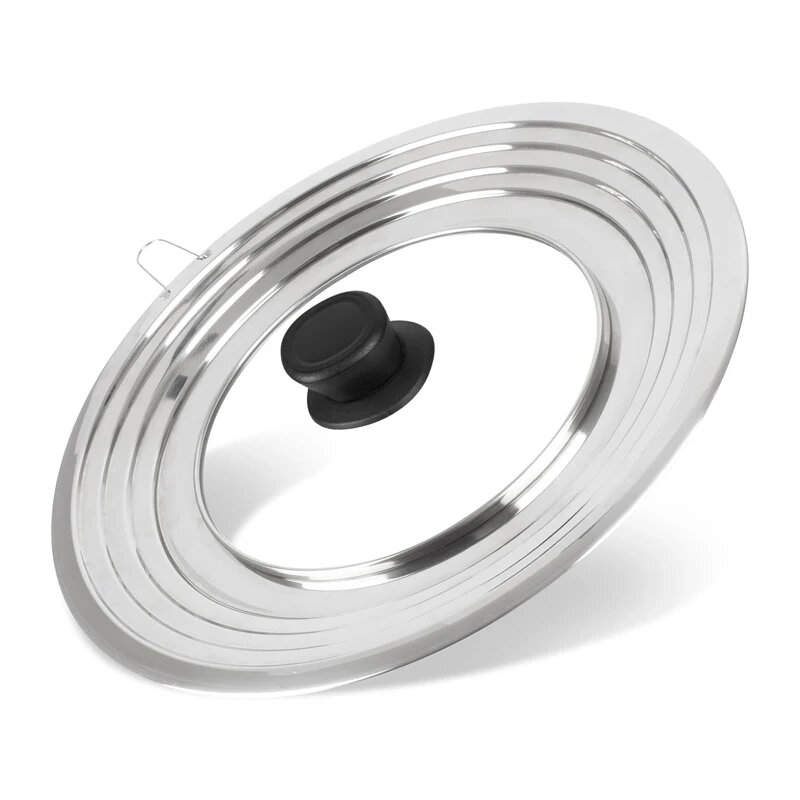 Крышка сковороды из нержавеющей стали для посуды 8,2-12,5 дюймов, универсальная крышка для кастрюль и сковородок, сменная крышка сковороды, крышка кастрюли