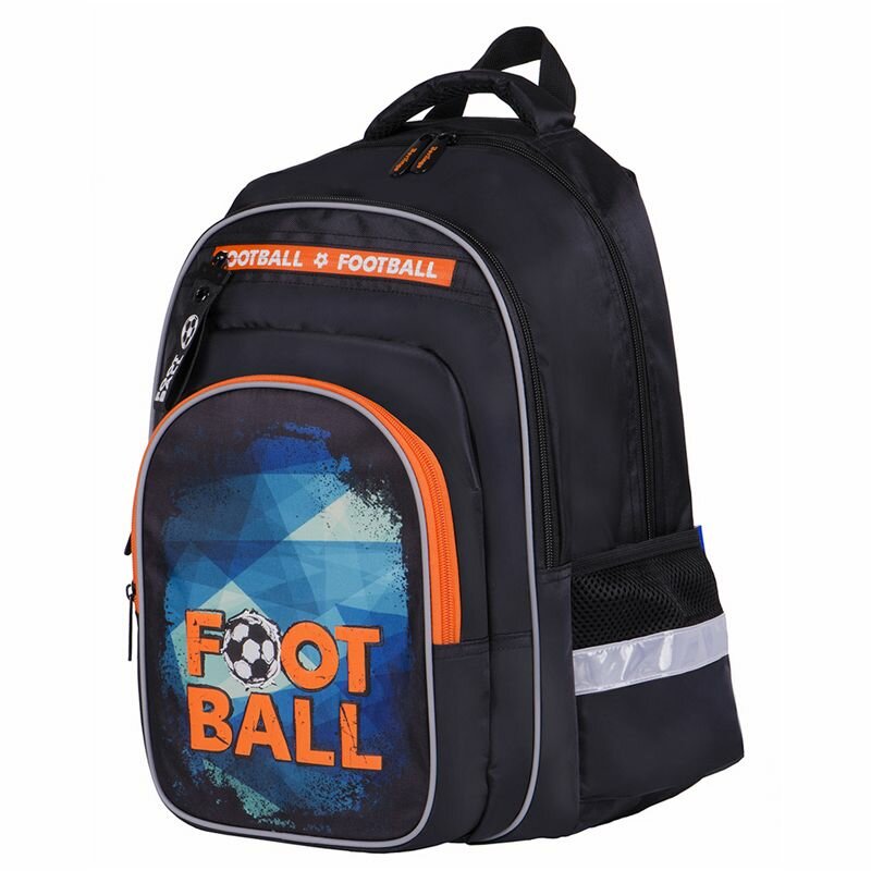 Рюкзак Berlingo Ergo «Football» 40*29*22 см, 2 отделения, 4 кармана, анатомическая ЭВА спинка