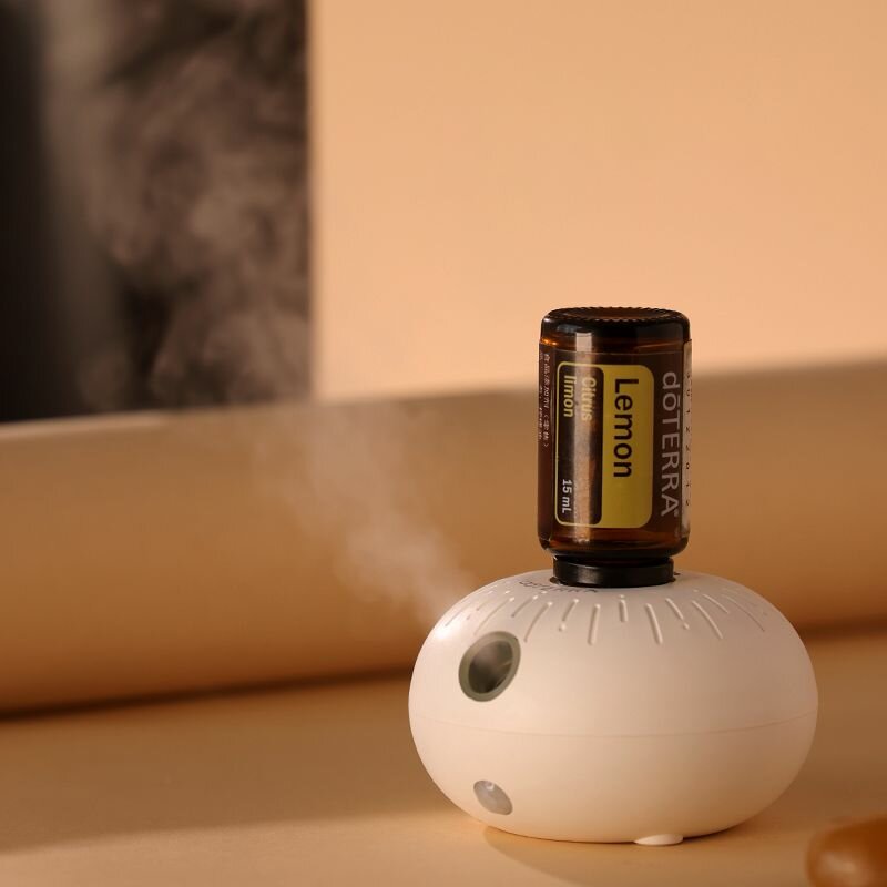 Аромадиффузор doTERRA Bubble, ультразвуковой, с эфирным маслом, белый/желтый