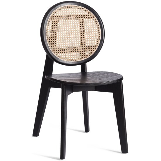 Стул Tetchair FENRIR дерево вяз, 42х45х85 см, черный