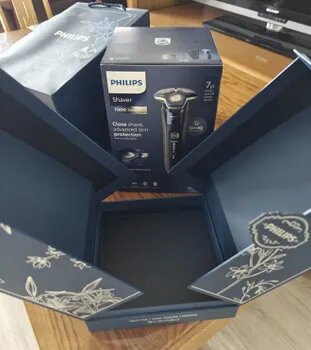 Philips Электробритва Philips Электробритва S7885/50, Подарочная коробка, синий, черный матовый