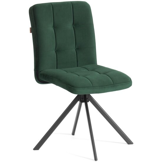 Стул обеденный Tetchair Medeo поворотный механизм 360, велюр, Deep Forest (изумруд)