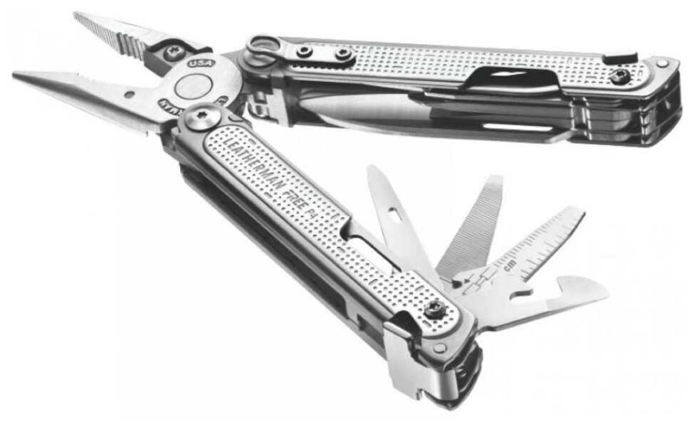 Мультитул Leatherman FREE P4 с серым нейлоновым чехлом (832642)