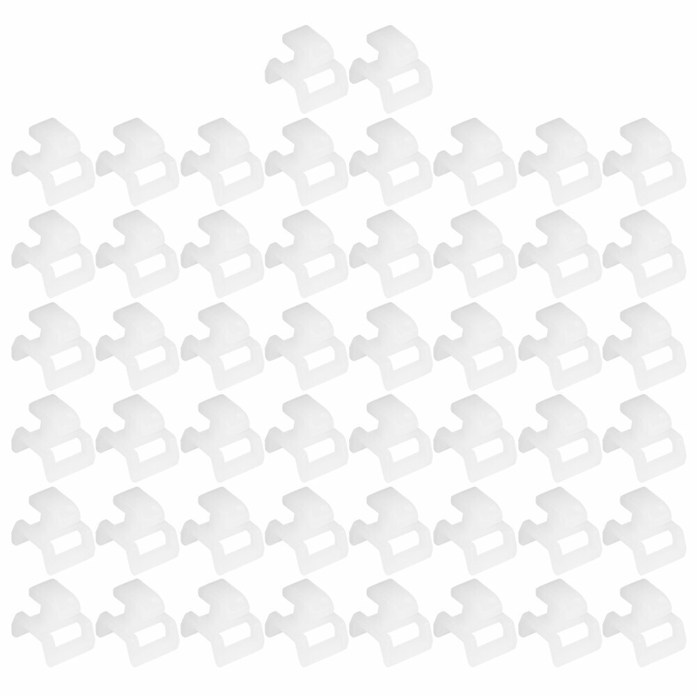 50 шт. Держатели для кабельных стяжек с креплением на основании для алюминиевых профилей европейского стандарта 40