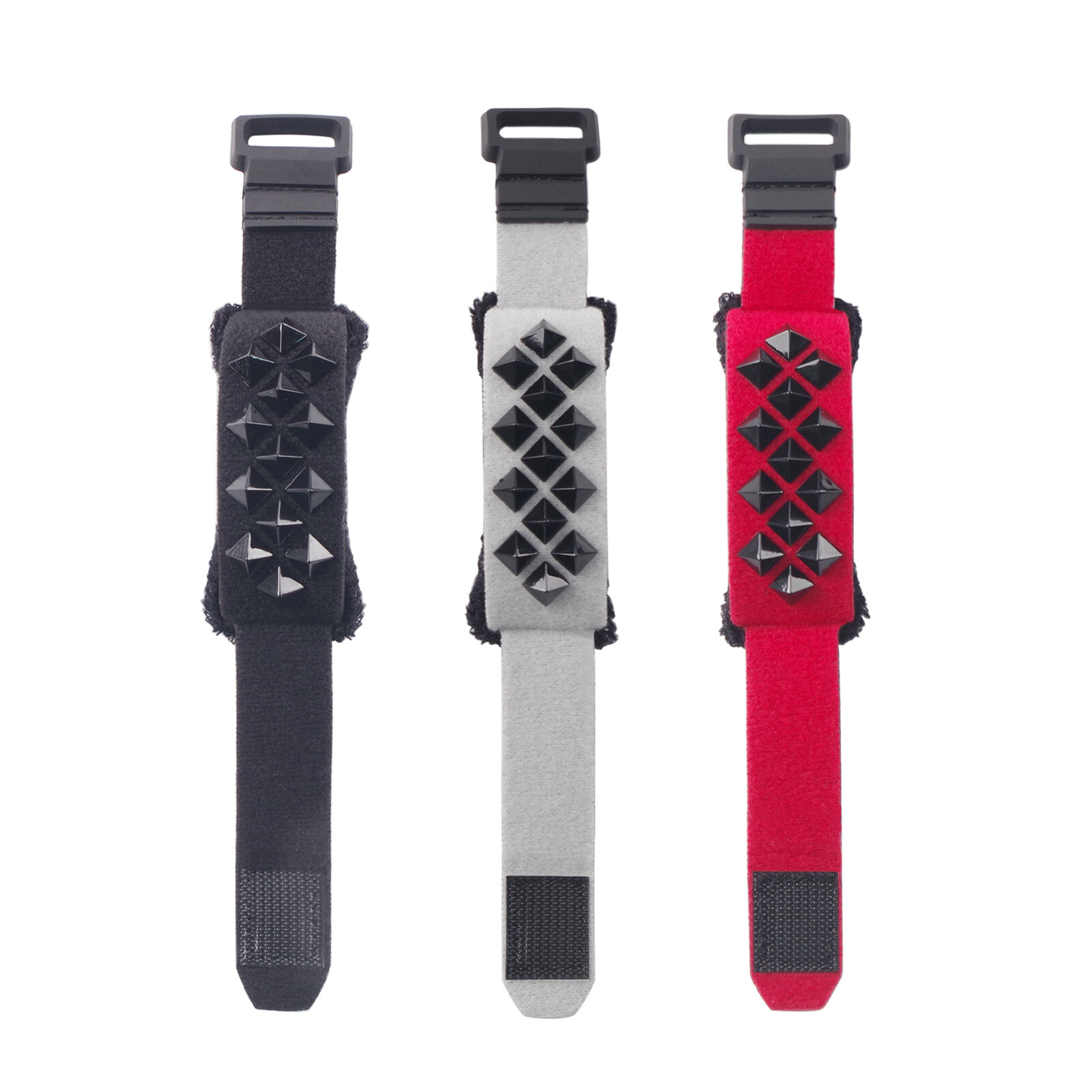 Набор из 3 демпферов для струн электрогитары и бас-гитары с панковскими заклепками, подходящих для 6-струнных деревянных аксессуаров.