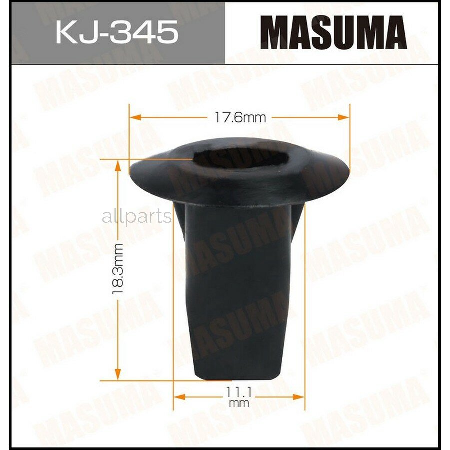MASUMA KJ345 Клипса универс. KJ-345 MASUMA KJ345