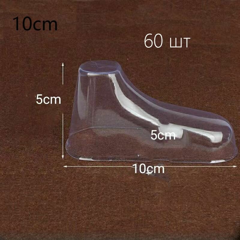 Манекен детской ноги для пинеток, 60 шт, стопа 10 см