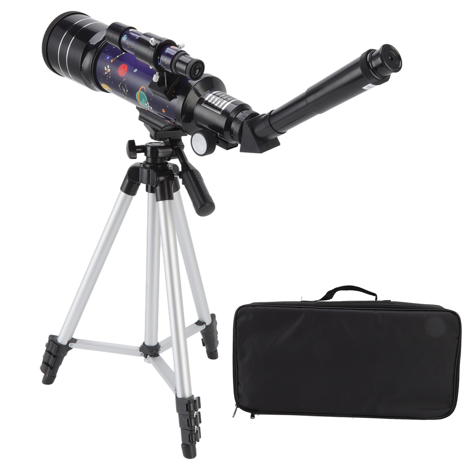 Детская телескоп 90x увеличение 70 мм апертуру легкая сборка Астрономическое телескоп для детей.