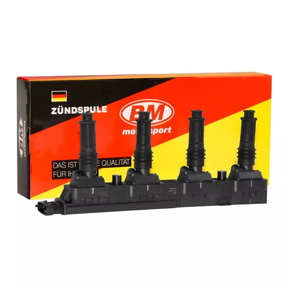 Катушка зажигания (модуль) Opel Astra H, Corsa D (1.2/1.4 - Z12HEP / Z14HEP) BM MOTORSPORT EC5068 / 1208020 / 0221503472