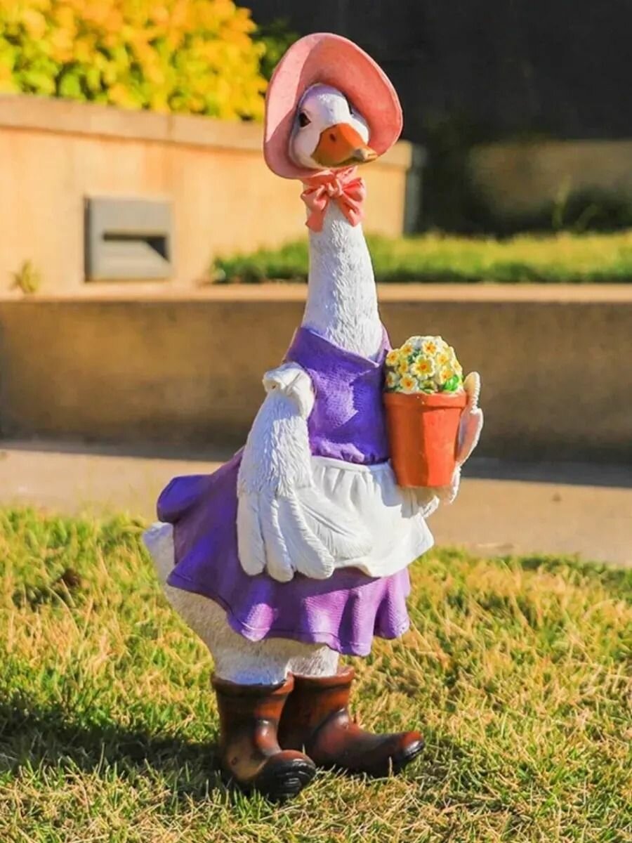 Садовая фигура гусь(Производитель высокого качества, INS/популярные товары)