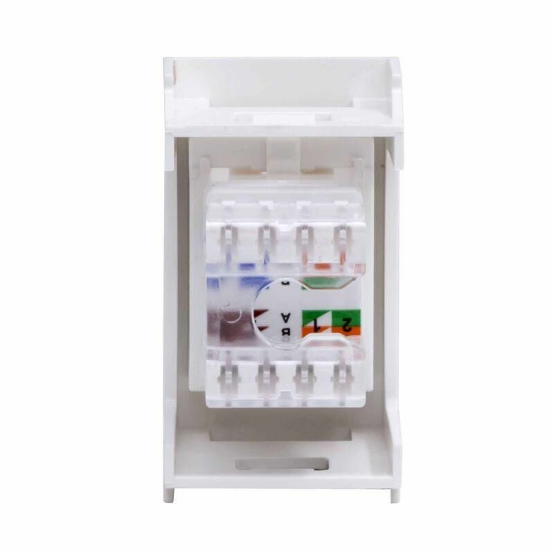 Розетка компьютерная 1-м 1мод. Viva RJ45 кат.5E бел. DKC 45038