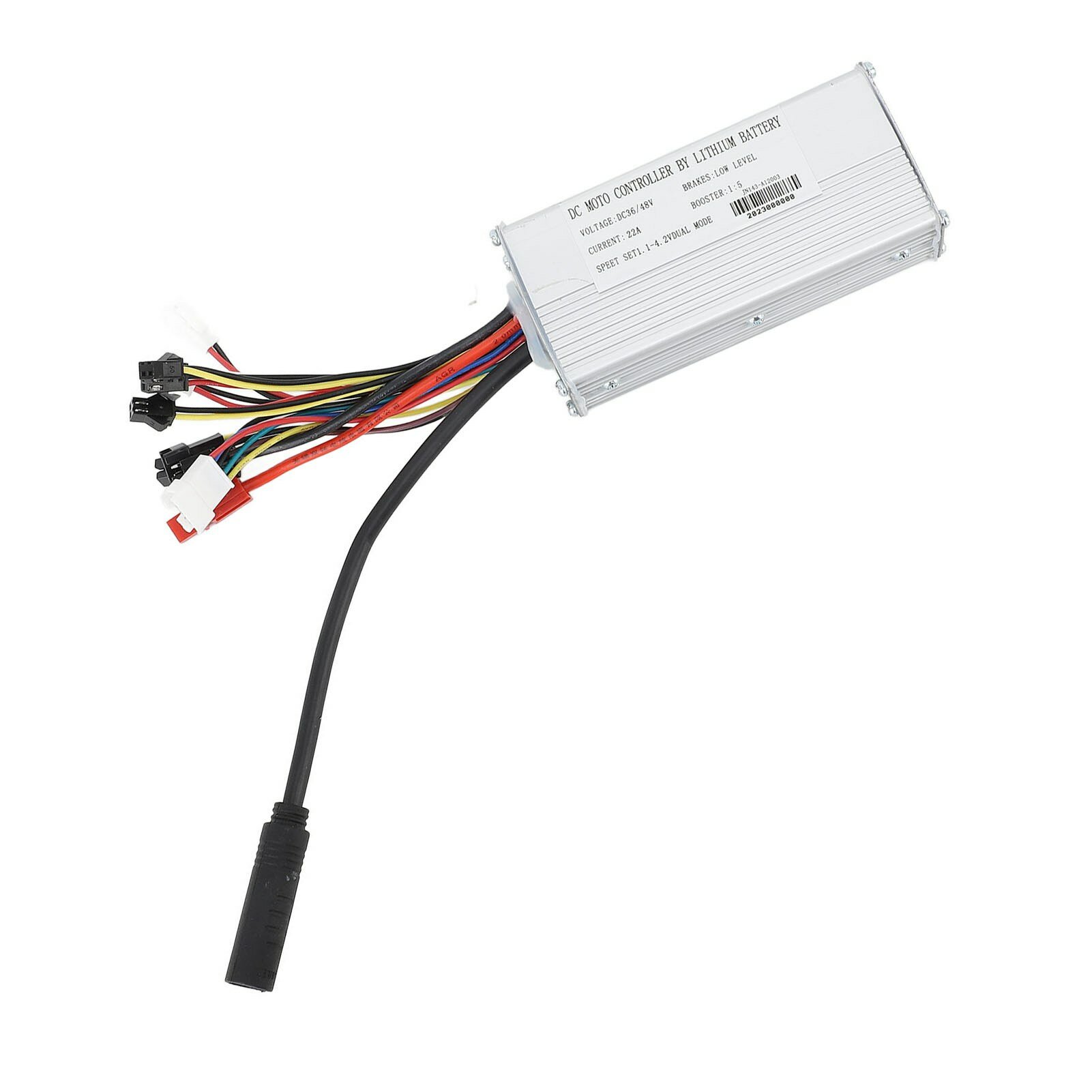 Контроллер электрического велосипеда 36 В 48 В с хорошим рассеиванием тепла Контроллер прямоугольной волны электрического велосипеда для бесщеточного двигателя 22A 500 Вт