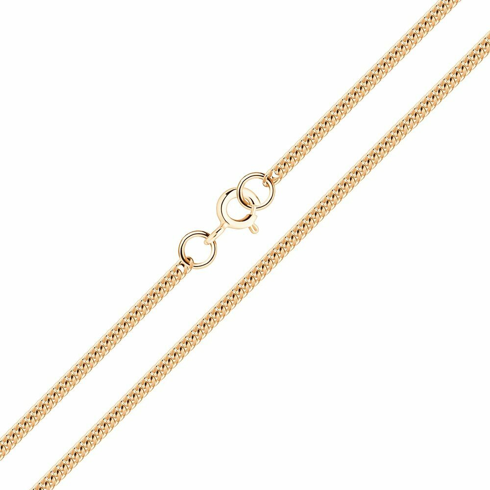 Цепь серебро, 925 проба, золочение