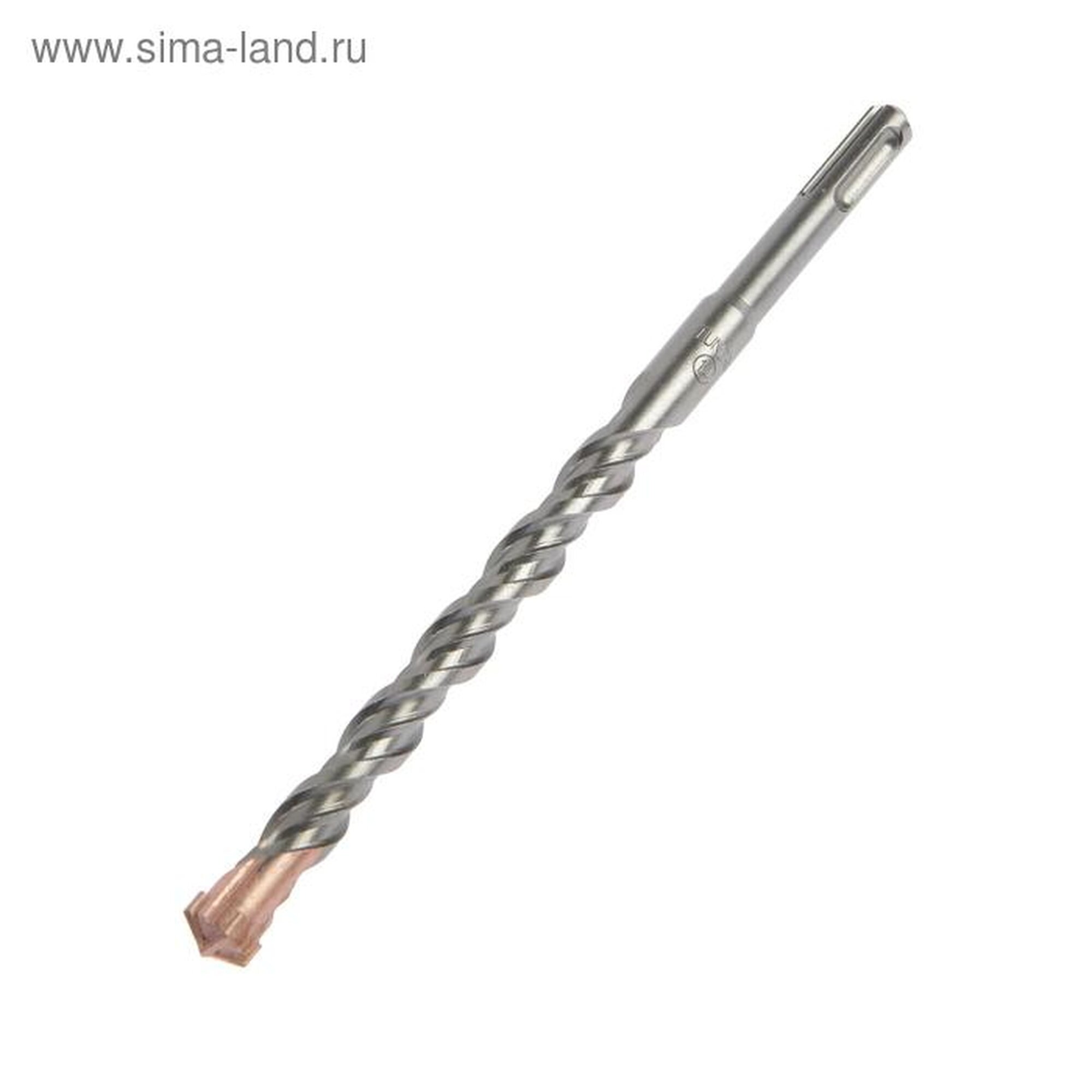 Бур по бетону тундра, крестовый наконечник, двойная спираль, SDS-plus, 14 х 210 мм
