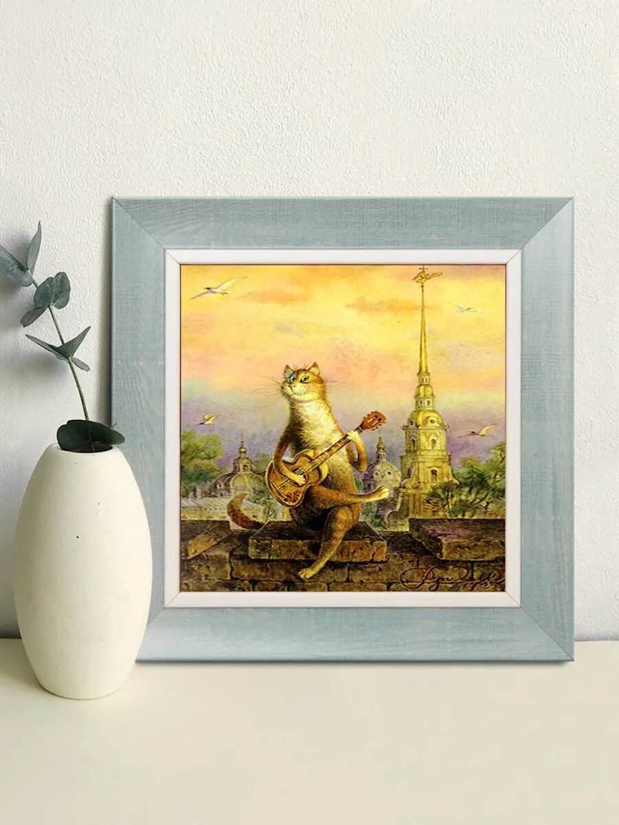 Картина на стену. Питерские коты