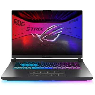 Ноутбук ROG Strix G16 G615LR 90NR0LR1-M00FB0_Win11P Intel Core Ultra 7 255HX, 2.4 GHz - 5.2 GHz, 32768 Mb, 16" WQXGA 2560x1600, 1000 Gb SSD, nVidia GeForce RTX 5070 Ti 12288 Mb, Windows 11 Professional, серый, 2.65 кг, 90NR0LR1-M00FB0_Win11P