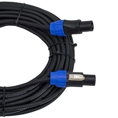 Акустический кабель speakON - speakON True magic TLC162 15.0m BK