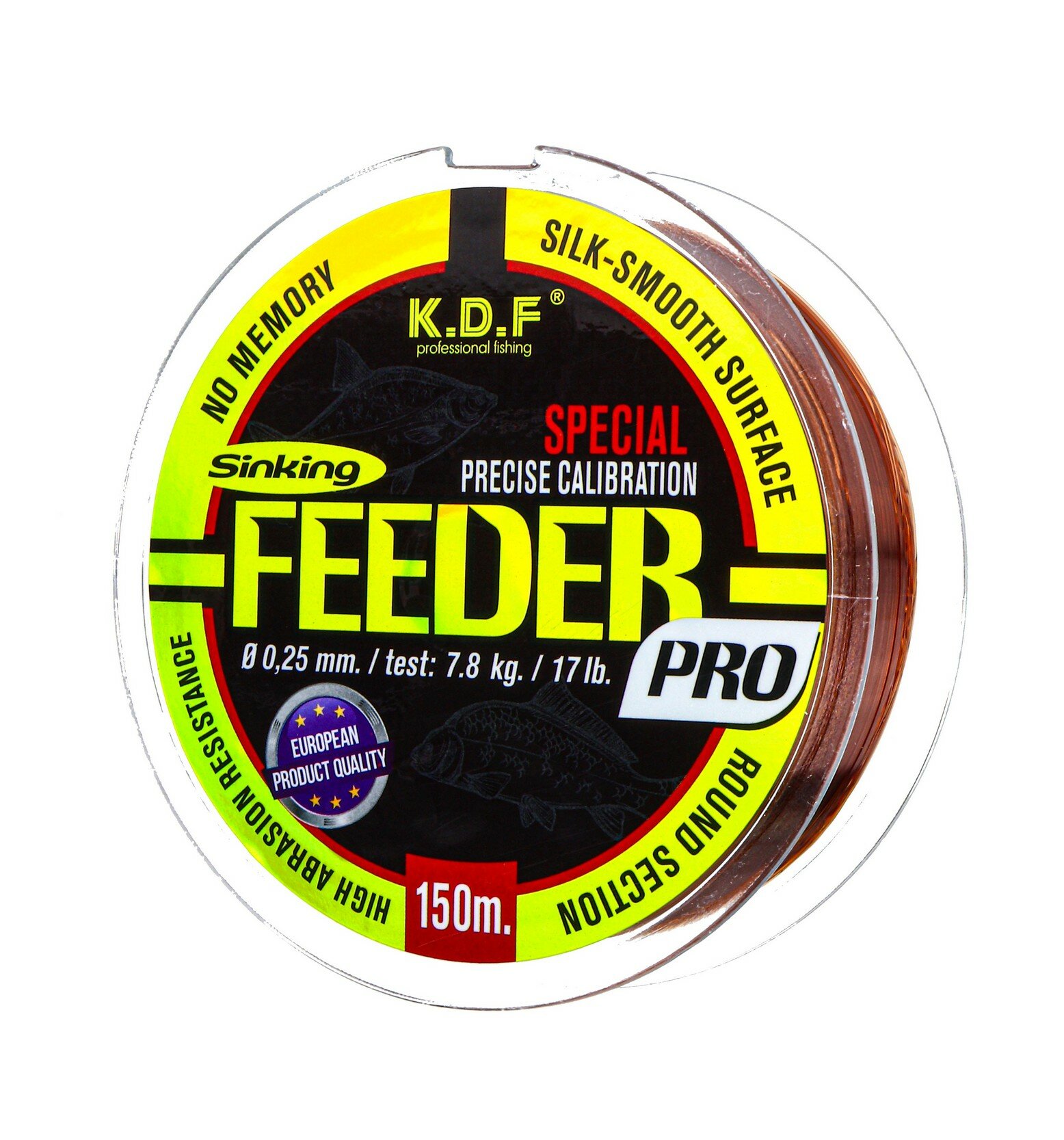 Feeder Pro монофильная леска с покрытием флюрокарбона 0.25мм