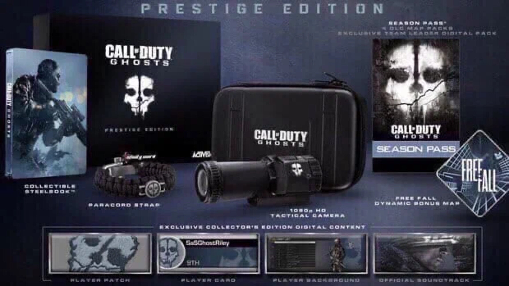 Игра для Xbox 360: Call of Duty: Ghosts - Prestige Edition с камерой Коллекционное (Xbox360)