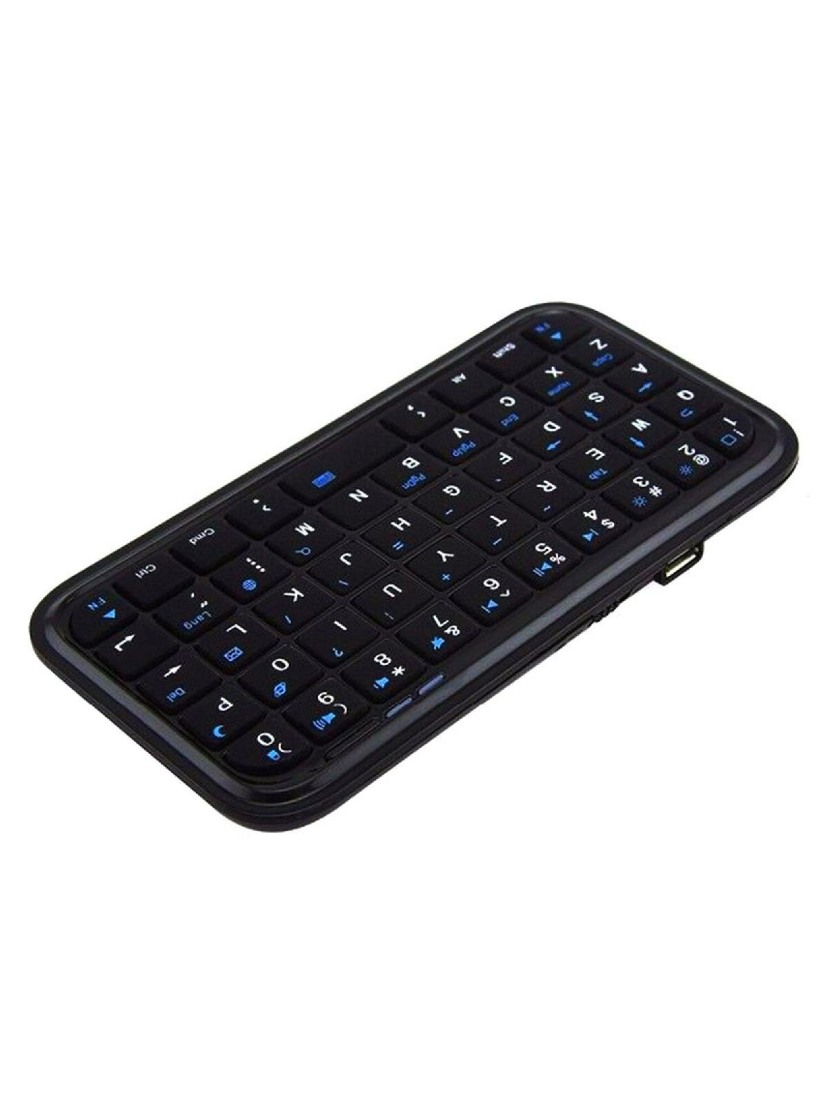 Wireless Keyboard Rechargeable Cordless Bluetooth-compatible Keyboard Quiet Small Pocket Travel Keypad Portable