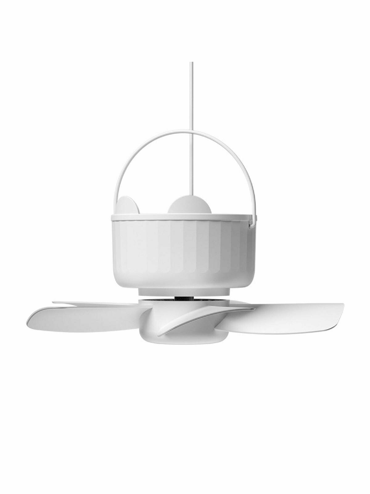 7inch USB Canopy Fan with Hook Optional Timing Hanging Fan Tent Fan Ceiling Fan 3-Speed for Dormitory Bedroom Bedside