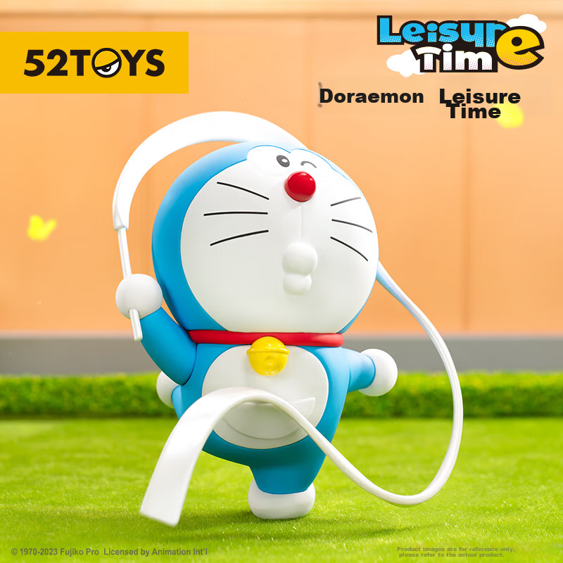 52TOYS Doraemon Leisure Time Blind Box, Anime Trendy Figurine, Display Toy, Whole Box of 6, Goddess Festival Gift