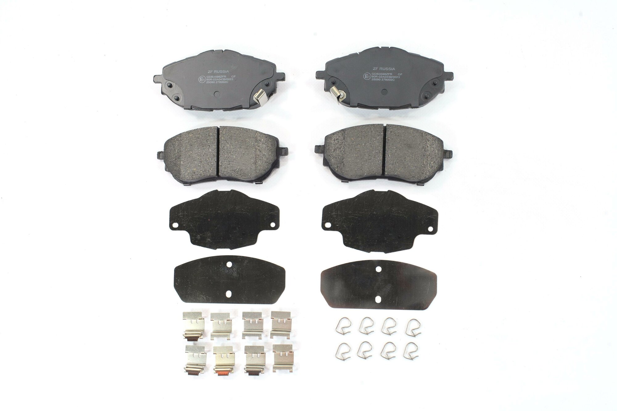 Zf russia тормозные колодки для автомобилей дисковые gdb3598zfr