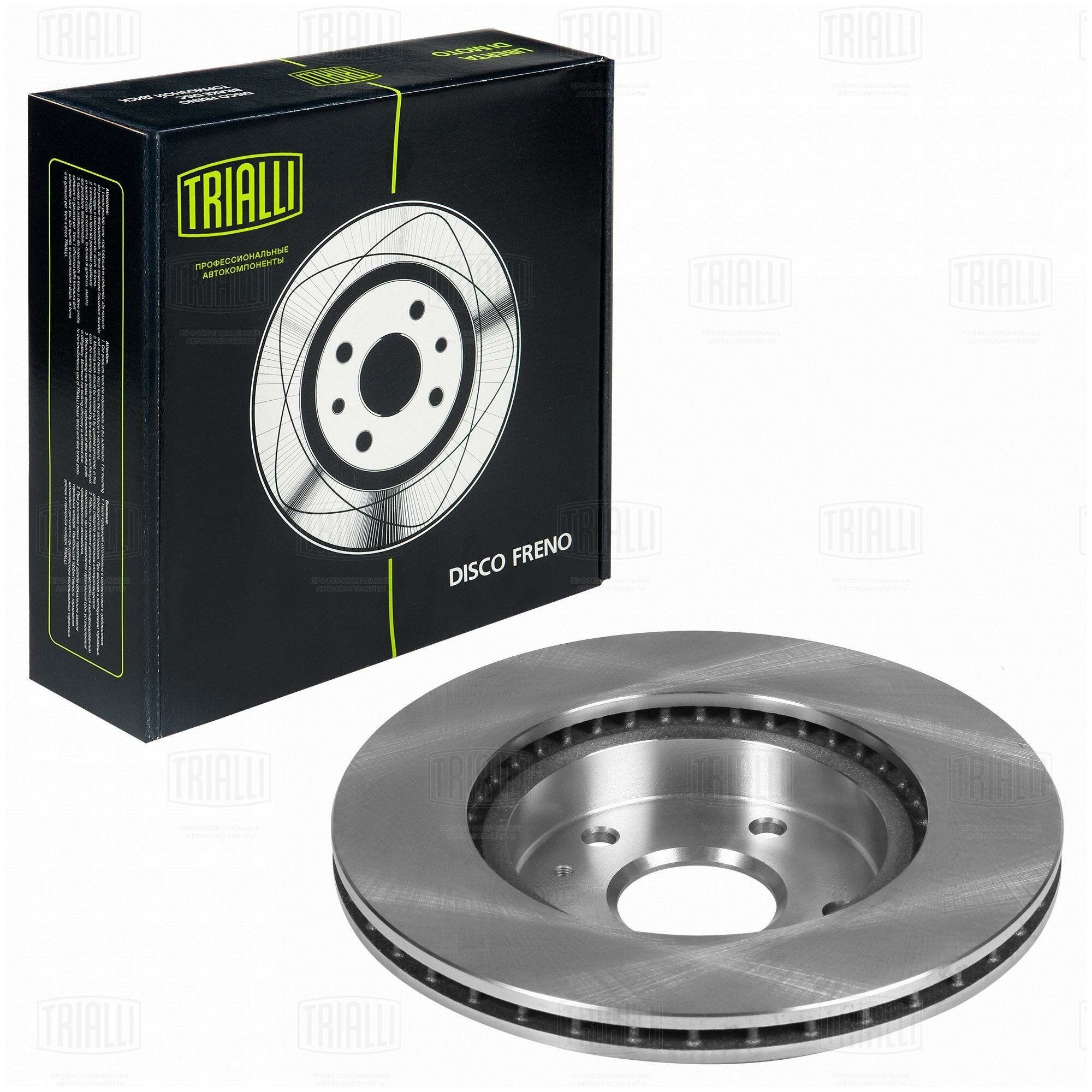 Trialli диск тормозной для автомобилей передний d 280 DF240103