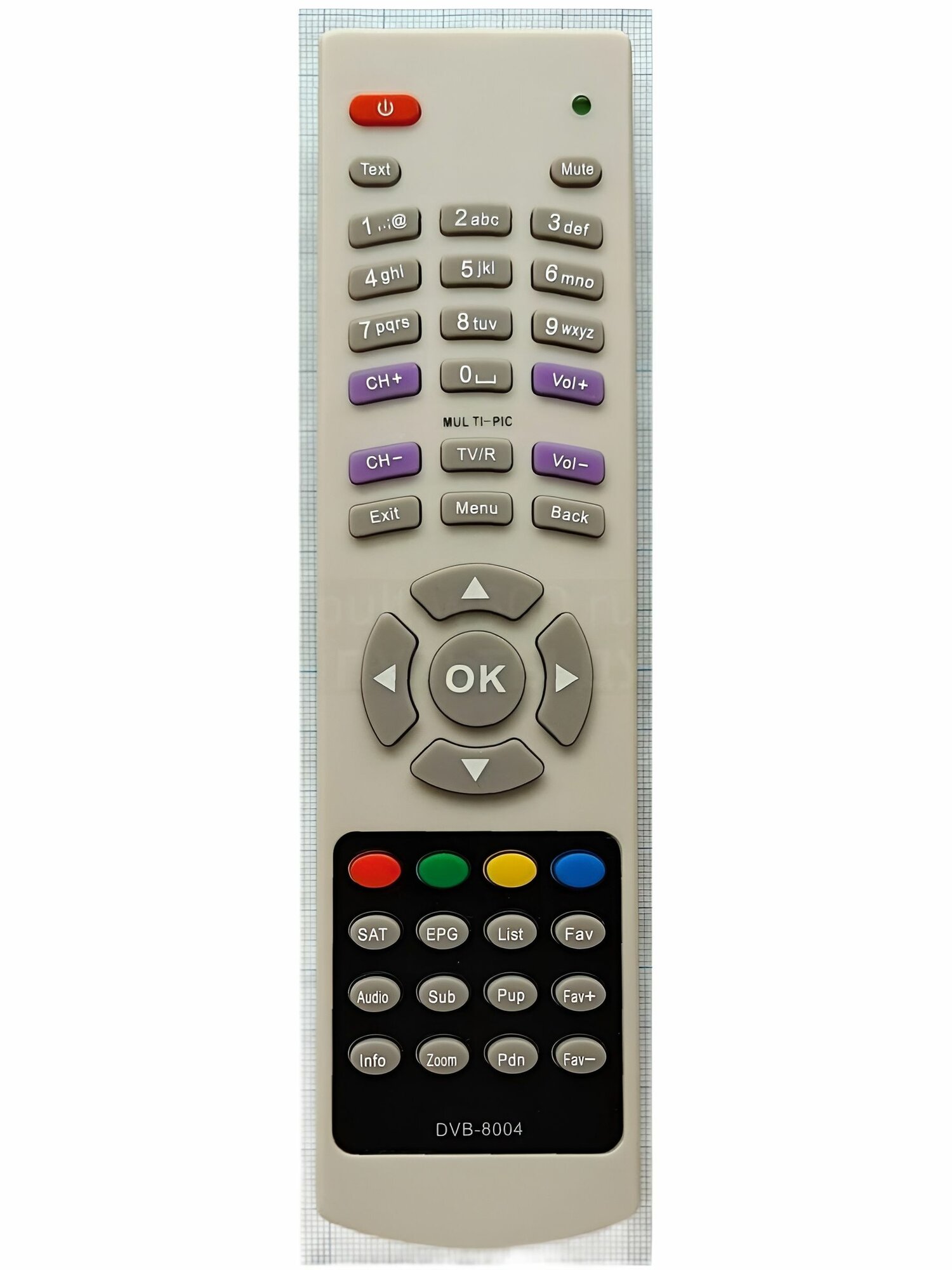 Пульт EUROSKY DVB-8004 ( SAT )