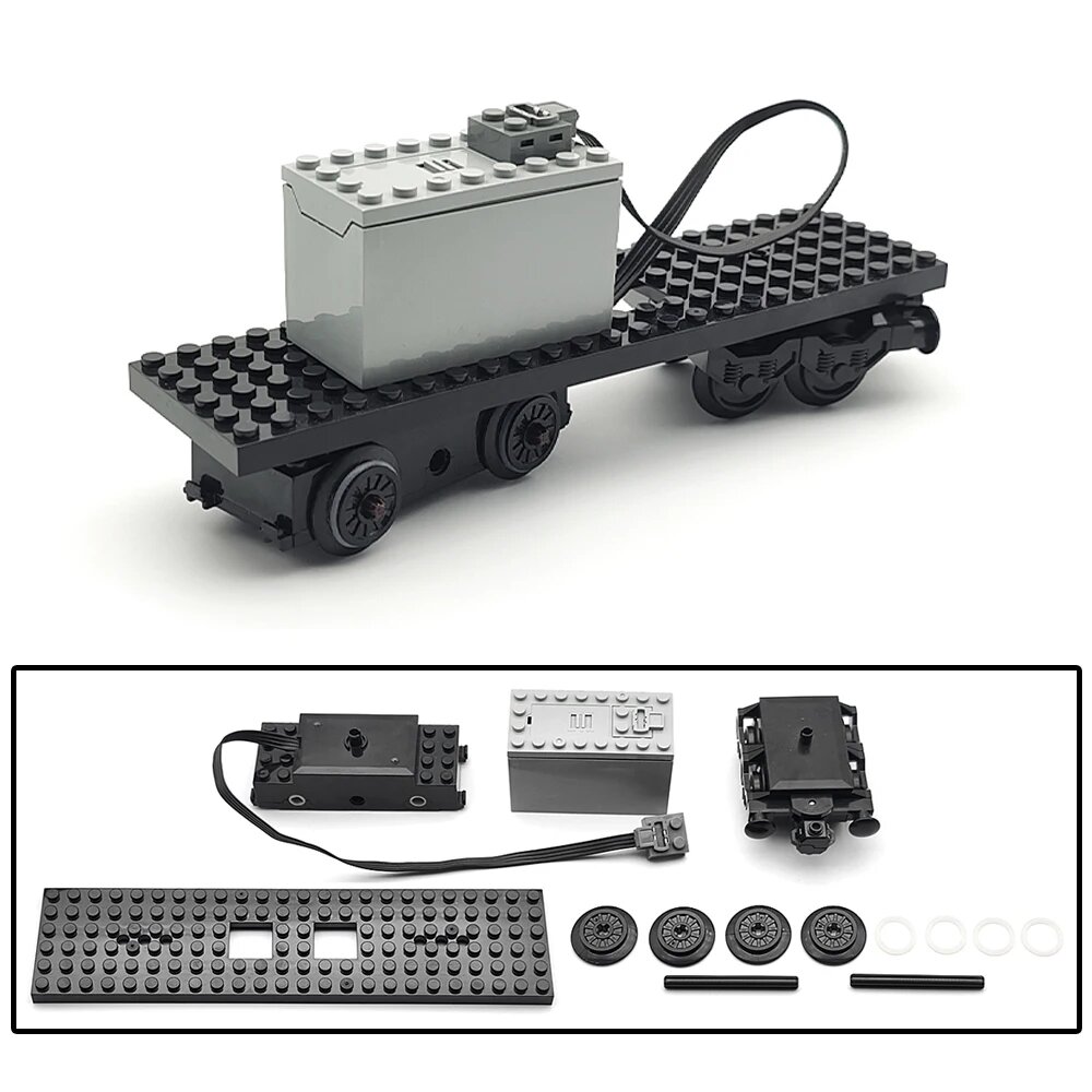 Черный комплект привода для поезда LEGO — фото 1