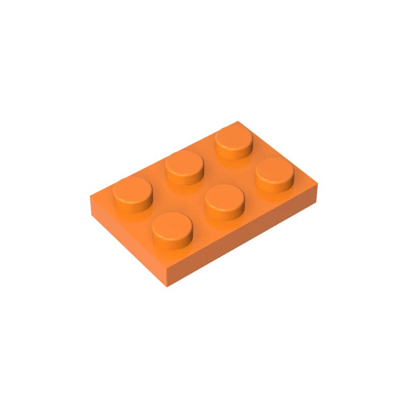 Пластиковый блок LEGO 2x3, Цвет: 048 — фото 1