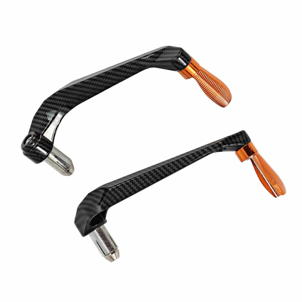 Тормоза мотоциклов, Мотоцикл внедорожный спортивный тормоз рог защитный бар универсальный-Оранжевый, 1 пара