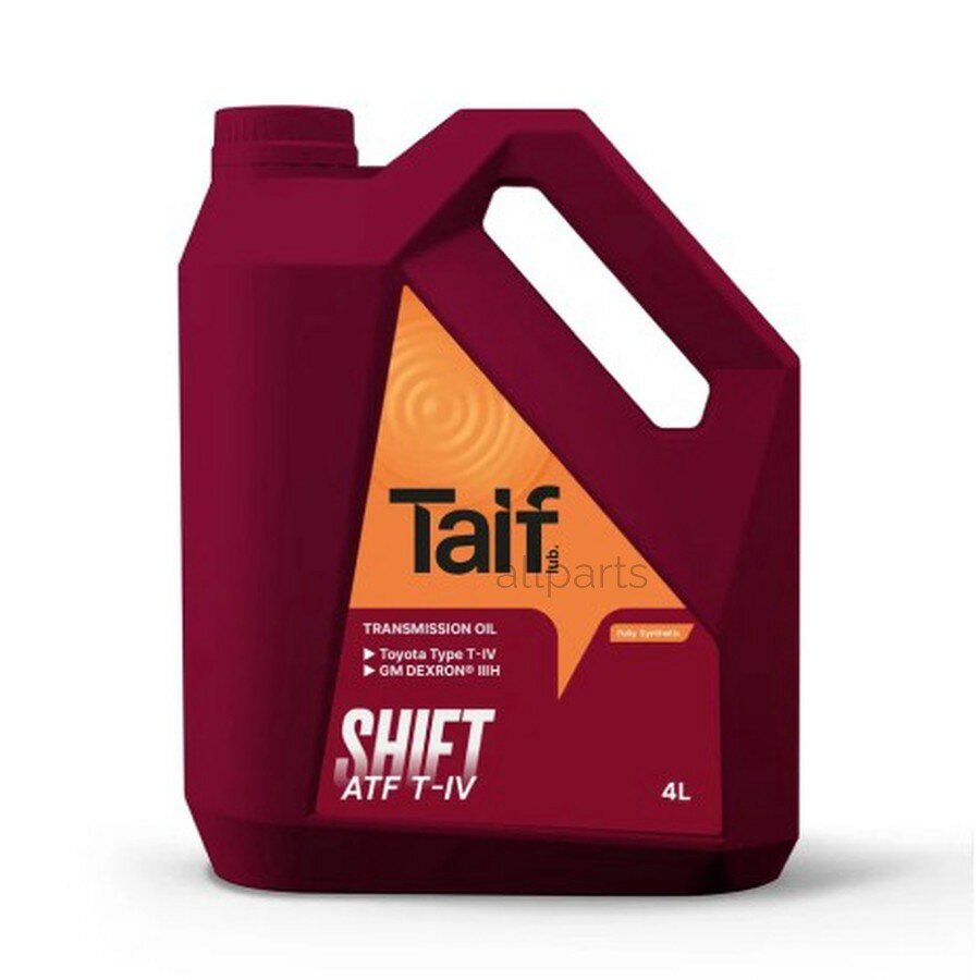 TAIF 214014 TAIF Масло трансмиссионное SHIFT ATF TYPE T-IV, 4L