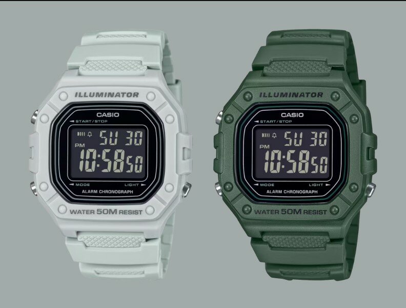 Наручные часы CASIO, зеленый — фото 1