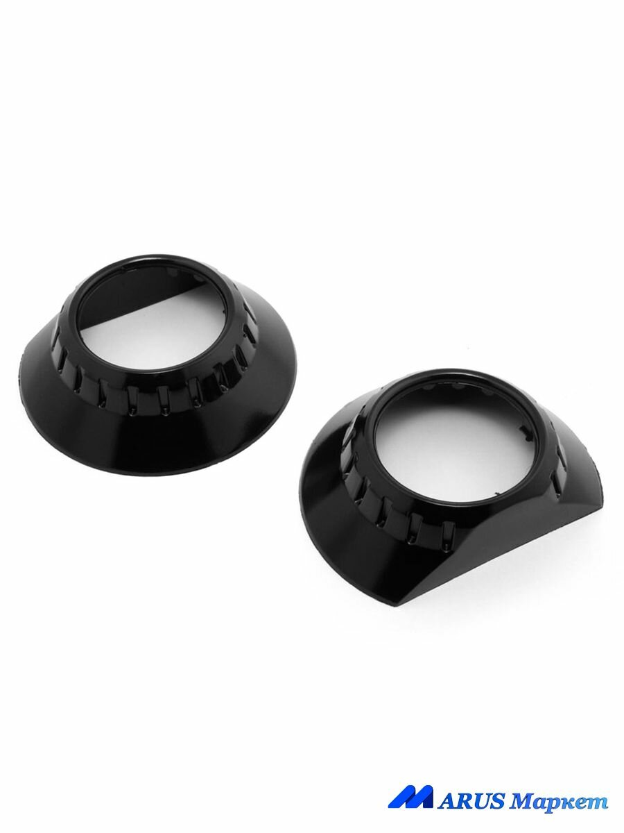 Маски MTF Light №37 для Bi-LED линз 3 дюйма, цвет черный, комплект 2шт.