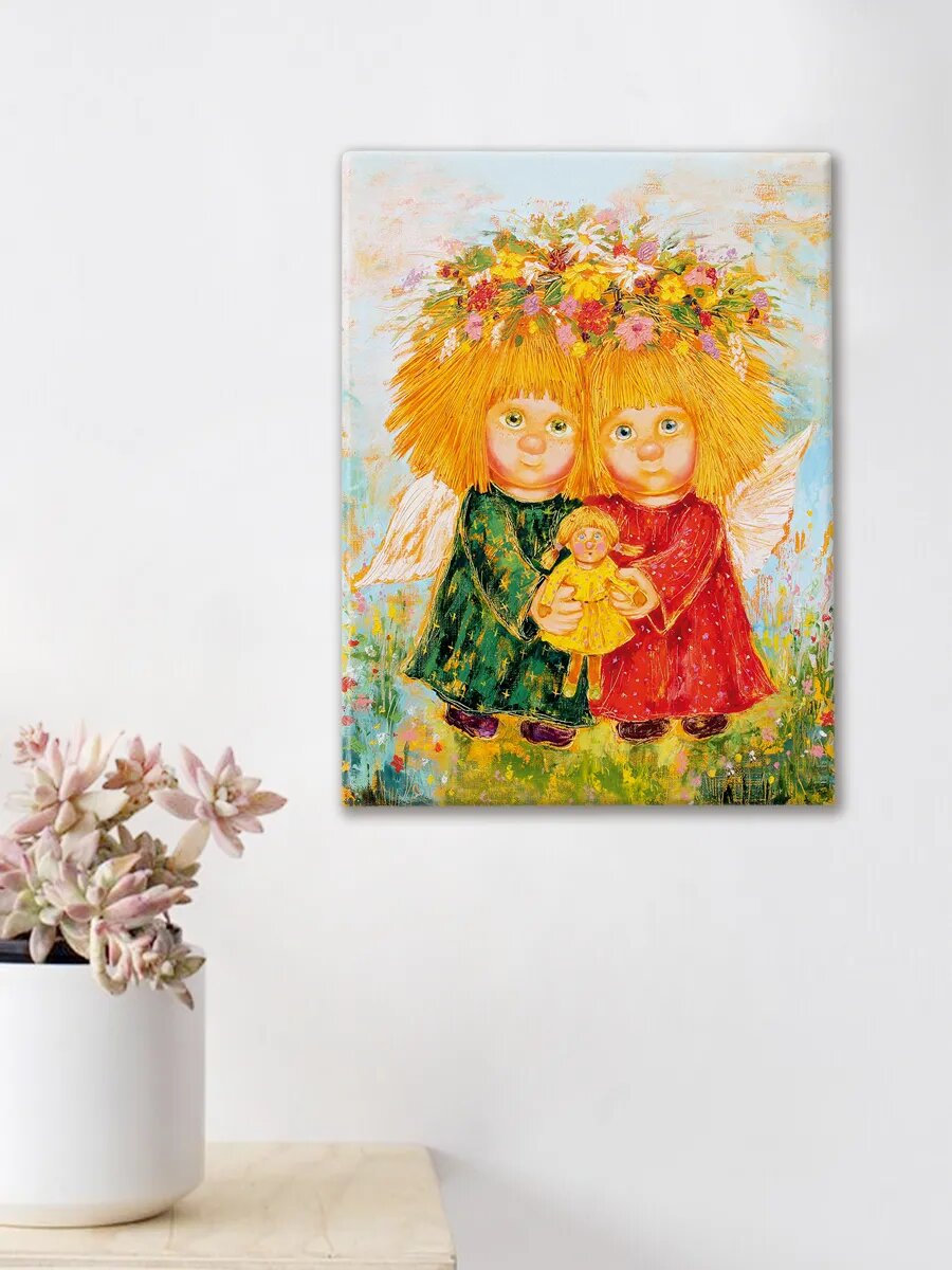 Картина с ангелом