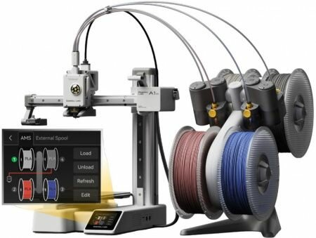 3D-Принтер Bambu Lab A1 Mini Combo, европейская прошивка, чёрный — фото 1