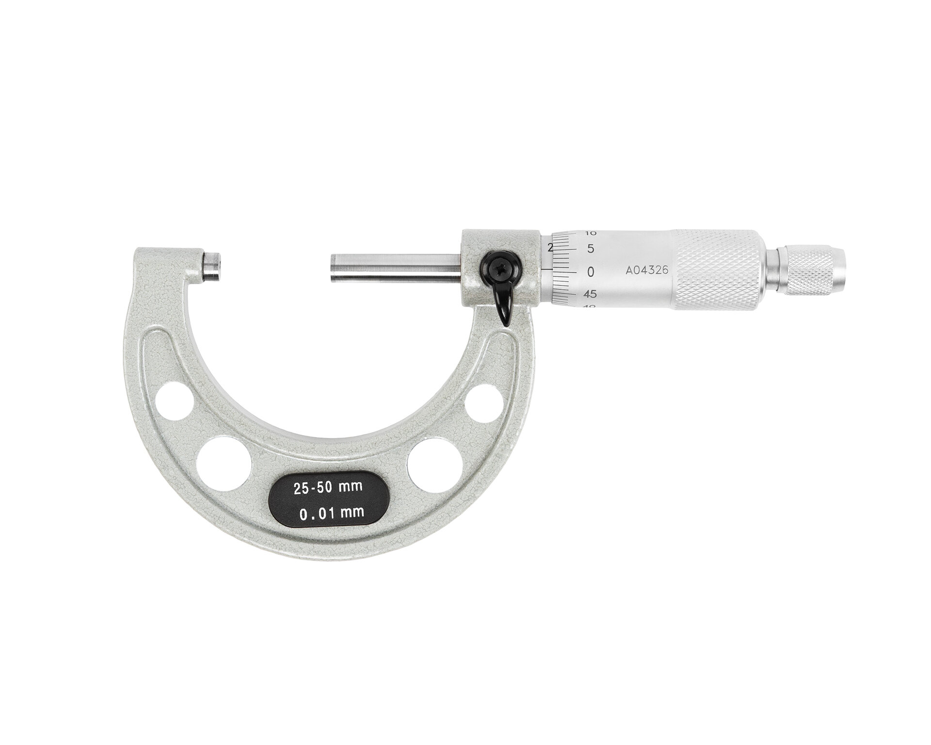 Микрометр GuangLu МК- 50 0,01 круглая скоба 261-102D