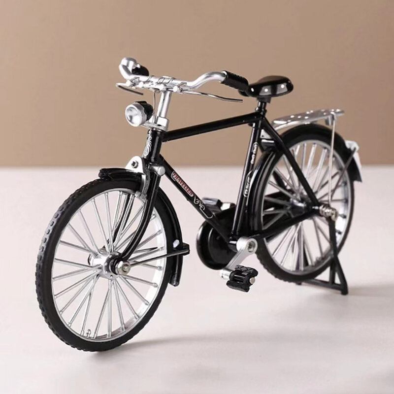 Велосипед "Crazy Bicycle", черный, металлический, игрушечный, 1:10 — фото 1