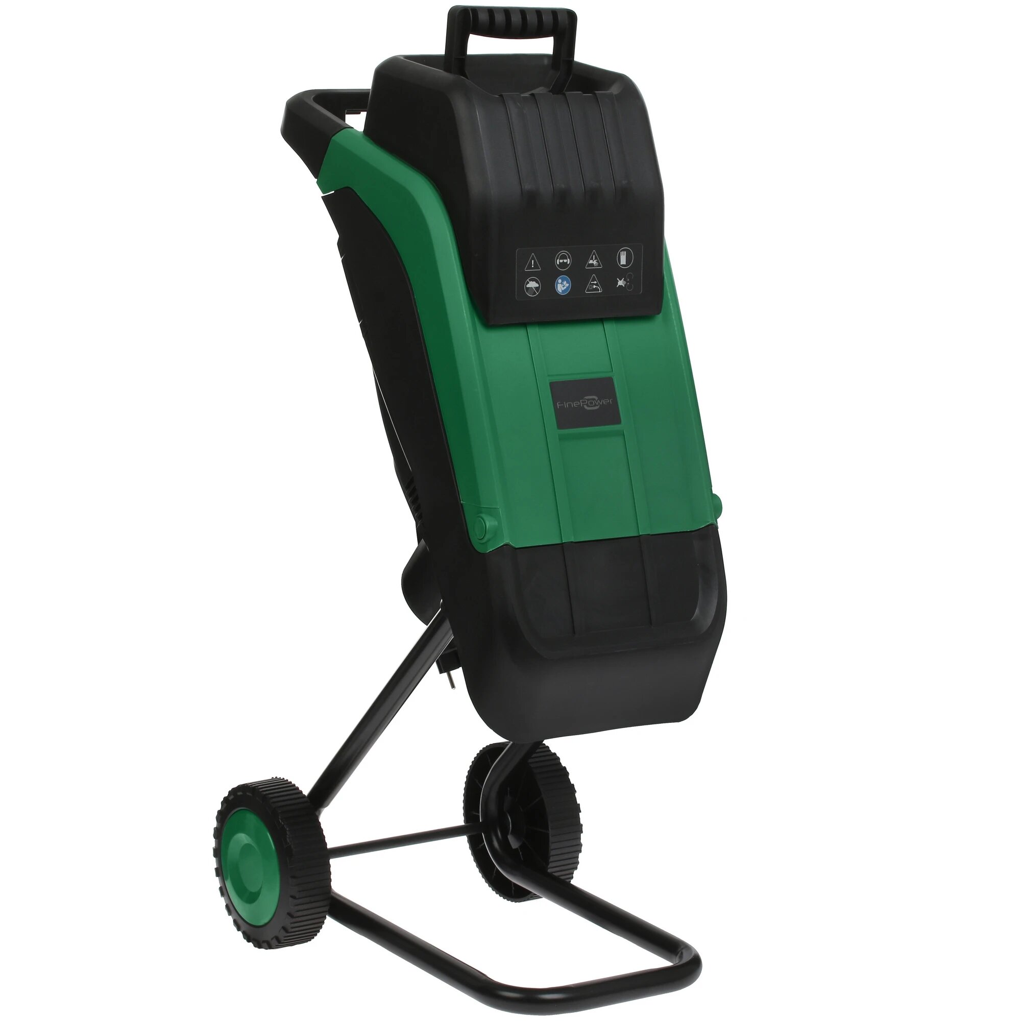 Садовый измельчитель FinePower GSH2240, электрический, зеленый, 2200Вт, 50 л